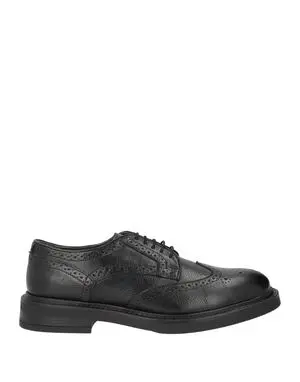 DINO DRAGHI Lace-up Shoes Dark Size Leather - Black