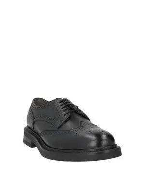 DINO DRAGHI Lace-up Shoes Dark Size Leather - Black