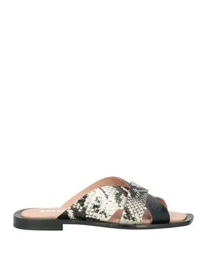 POLLINI Sandals Size Leather