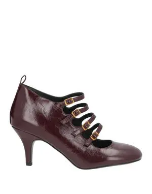 INÉS PALLISER Pumps Burgundy Size Leather