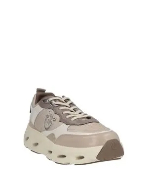 Pinko Sneakers Size Leather, Technical Fibers - Beige