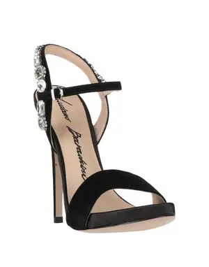LUCIANO BARACHINI Sandals Size Leather