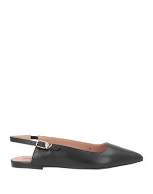 Moschino Ballet Flats Size Leather - Black