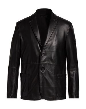 STREET LEATHERS Blazer Size Leather - Black