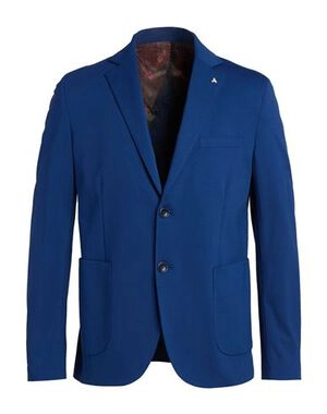 BERNA Blazer Size Cotton, Polyamide, Elastane - Blue