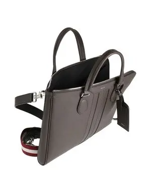 Bally Handbag Dark Leather