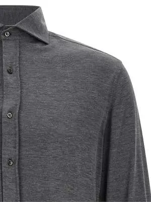 Brunello Cucinelli Cotton And Silk Shirt