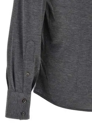 Brunello Cucinelli Cotton And Silk Shirt