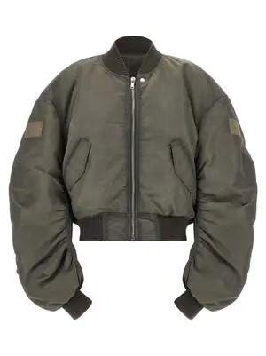 Rick Owens Secchia Flight' Bomber Jacket - Gray