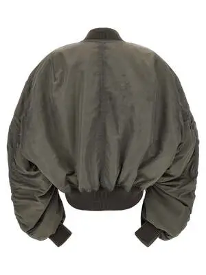 Rick Owens Secchia Flight' Bomber Jacket - Gray