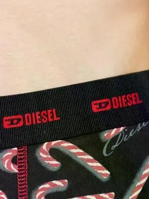 DIESEL® Candy Cane-print Boxers