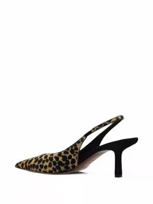 NEOUS Moriah Leopard-print Pumps - Brown