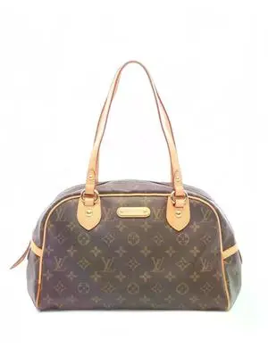 LOUIS VUITTON 2008 Pm Montorgueil Monogram Shoulder Bag - Brown