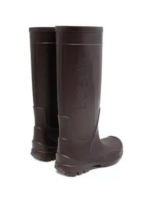 Loewe Storm Boots In Rubber - Brown