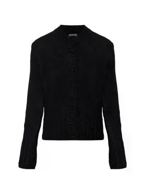 Moncler Cable-knit Logo-patch Cardigan