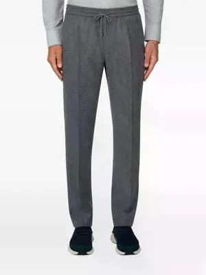 Boggi Milano City Trousers In Flannel
