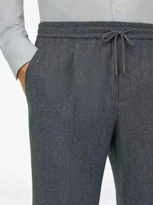 Boggi Milano City Trousers In Flannel