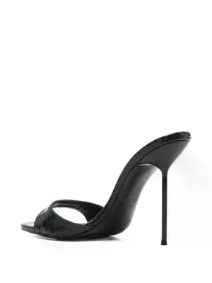 Paris Texas Lidia Crocodile-effect Leather Sandals
