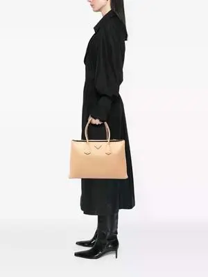 Prada 2010-2026 Saffiano Cuir Turnlock Twin Satchel
