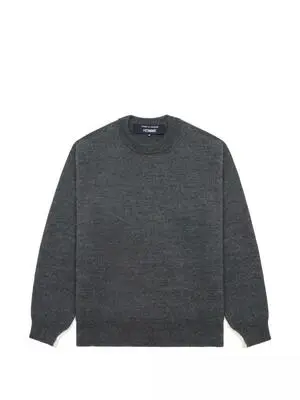 Comme Des Garçons Contrast-panel Sweater - Grey