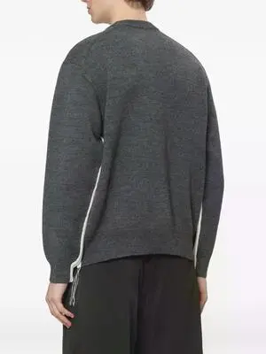 Comme Des Garçons Contrast-panel Sweater