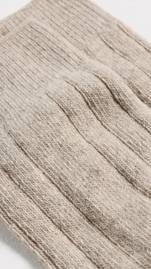 STEMS Luxe Wool Crew Socks - Oat