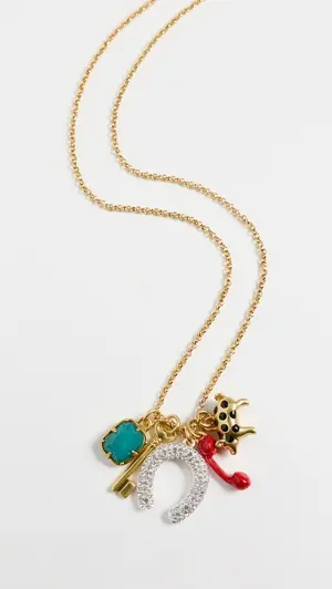 Clare V. Gigi Charm Necklace
