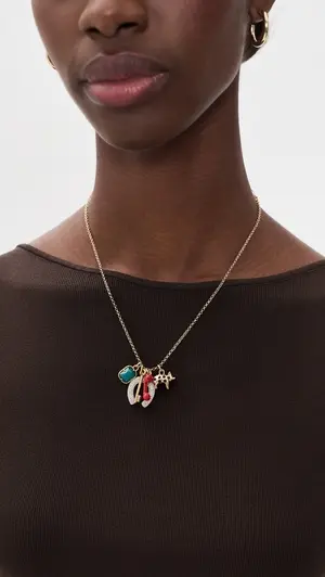 Clare V. Gigi Charm Necklace
