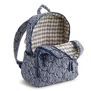VERA BRADLEY Large Bancroft Backpack In Waves Paisley