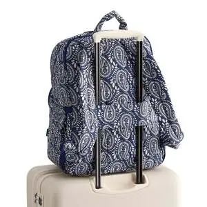 VERA BRADLEY Large Bancroft Backpack In Waves Paisley