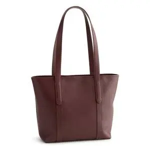 VERA BRADLEY Small Original Tote Bag In Bitter Chocolate