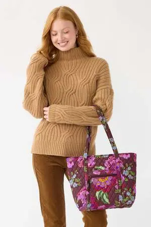 VERA BRADLEY Small Original Tote Bag In Tapestry Blossoms