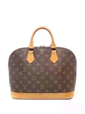 LOUIS VUITTON 1999 Pm Alma Monogram Tote Bag - Brown