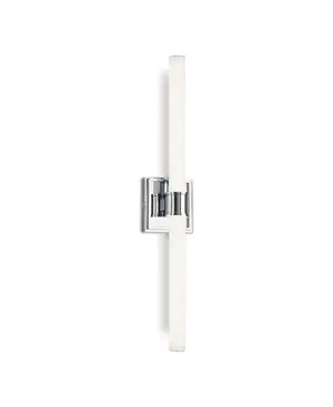 KUZCO Rona 24-in Damp-rated Dimmable Led Vanity Light - Chrome