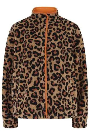 SUGARHILL BRIGHTON Remi Fleece Leopard - Brown
