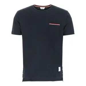 Thom Browne Short Sleeve T-shirt 'navy - Blue