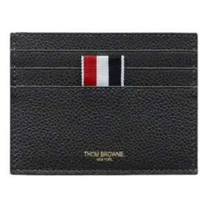 Thom Browne Card Holder Wallet - Gray