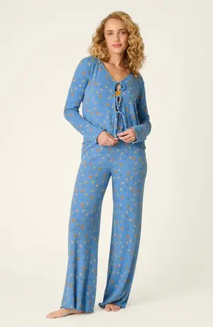 PJ Salvage Tiny Blooms Sleep Cardigan