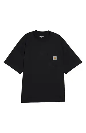 Carhartt Work In Progress Work Pocket Cotton T-shirt - Black