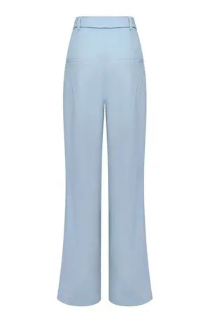PatBO Aquamist Linen Pant - Blue