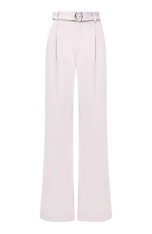 PatBO Aquamist Linen Pant - White