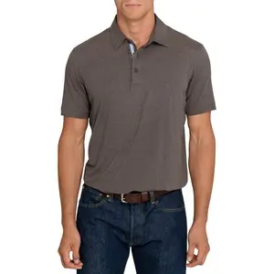 CON.STRUCT Slim Fit Newport Butter-soft Short Sleeve Polo Mole