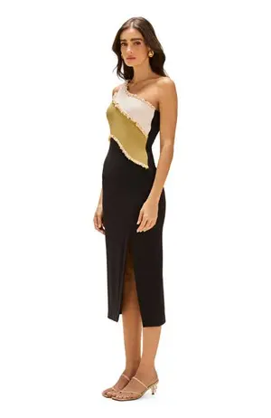 PatBO Jade Knit Colors Midi Dress