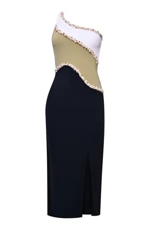 PatBO Jade Knit Colors Midi Dress