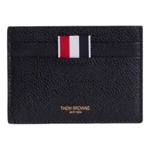 Thom Browne Card Holder Wallet - Black