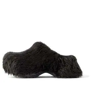 Balenciaga Crocs Mules Fake Fur On Rubber