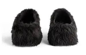 Balenciaga Crocs Mules Fake Fur On Rubber