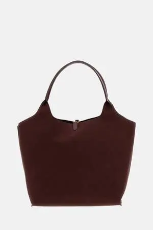 Stella McCartney Borsa Tote Reversibile Con Logo Alter Mat & Alter Suede - Red