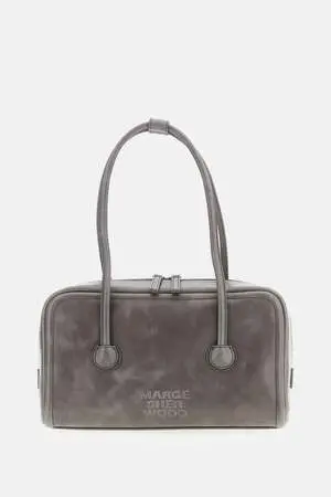 MARGESHERWOOD Borsa A Spalla Soft Boston Small - Grey