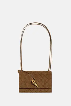 Bottega Veneta Pochette Andiamo A Tracolla - Marrone